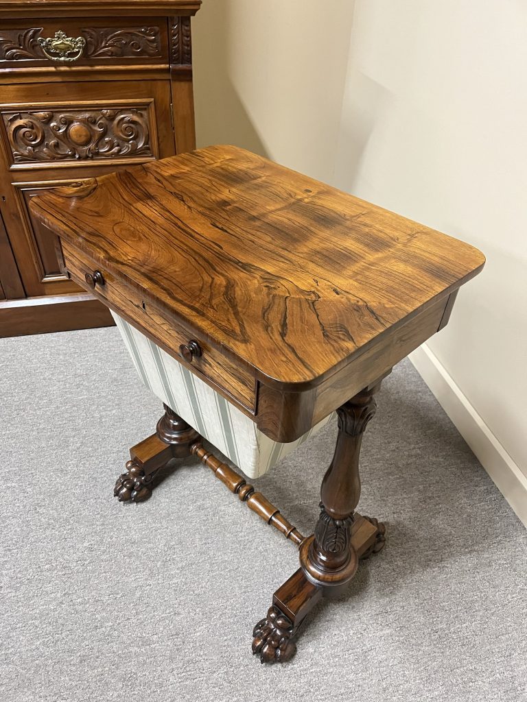 Buy Online Quality Early Victorian Work Table - Australian Antique Shop ...